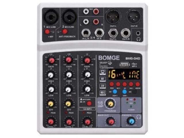 Click here for Bluetooth USB Small Mixer Mixer Sound Card 4 Chann... prices