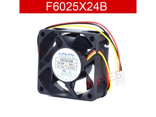 Click here for F6025X24B DC24V 0.250A 60mm * 60mm * 25mm Three Li... prices
