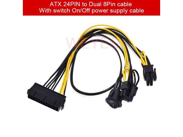 Click here for ATX Power 24Pin to Dual 8 Pin (6+2 Pin) On/Off Swi... prices