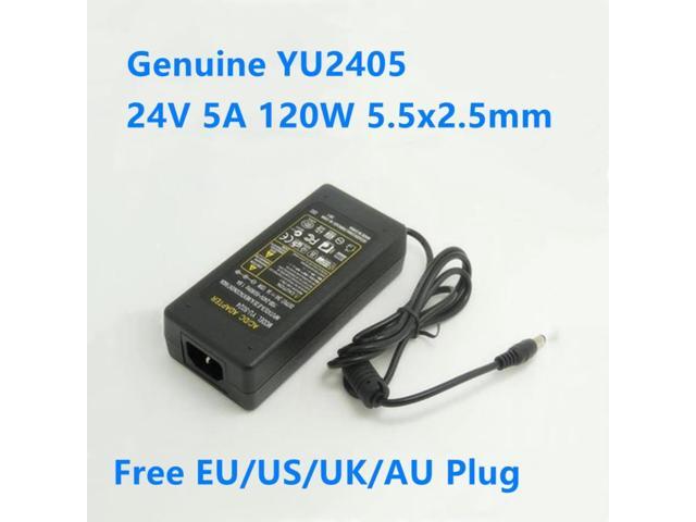 Click here for 24V 5A 120W 5.5x2.5mm YU2405 YU5024 AC Adapter Pow... prices