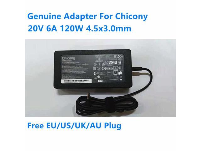 Click here for 20V 6A 120W 4.5x3.0mm Chicony A17-120P2A A12A055P... prices