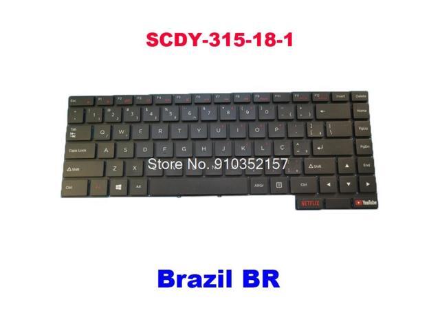 Click here for Laptop BR Layout Keyboard For SCDY-315-18-1 Brazil... prices
