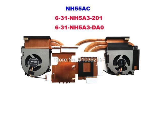 Click here for CPU GPU FAN & Heatsink For CLEVO NH55AC 6-31-NH5A3... prices