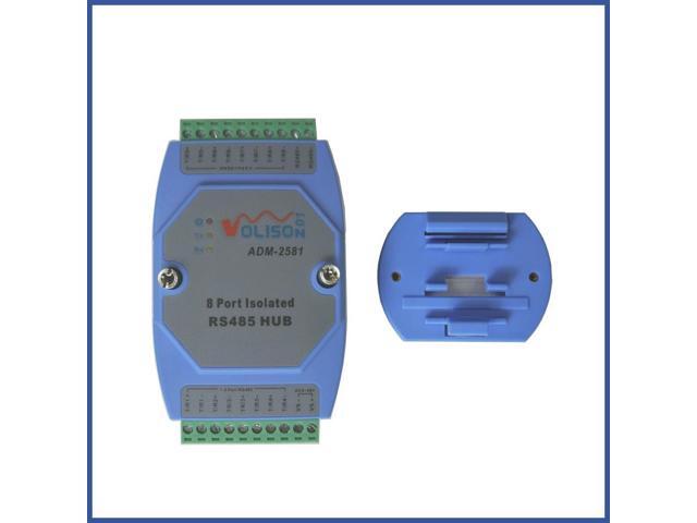 Click here for Isolated 8-way 485 Hub 8-port RS485 Distributor 1-... prices