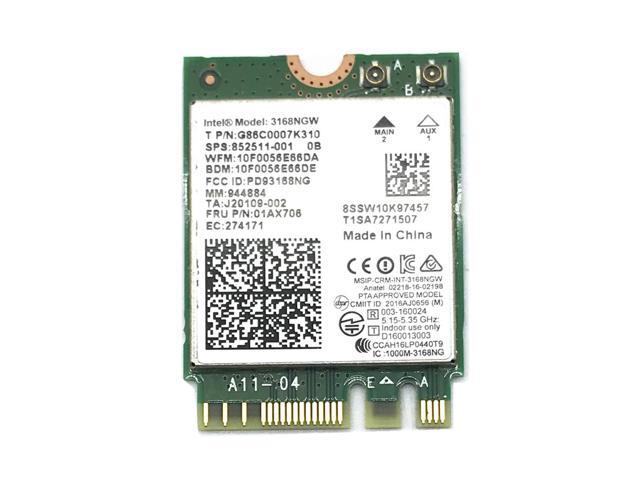 Click here for Dual band Wireless Mini Wlan For Intel 3168 AC 316... prices