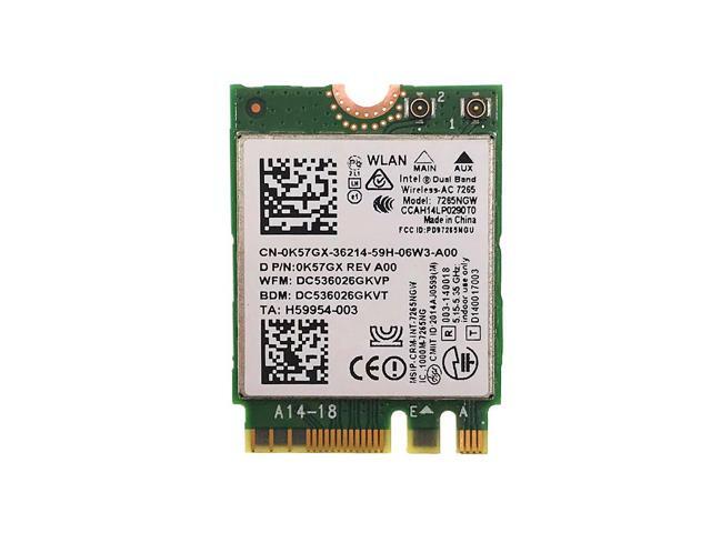 Click here for Dual Band AC Intel 7265 7265NGW 802.11ac 2 x 2 WiF... prices