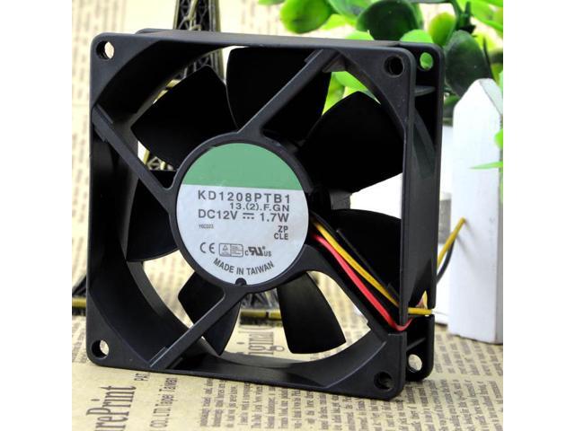 Click here for KD1208PTB1 8 cm 8025 12V 1.7W double ball fan prices