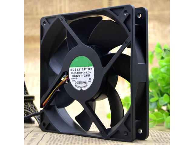 Click here for KDE1212PTB2 12V 2.6W 12cm 3-wire cooling fan prices