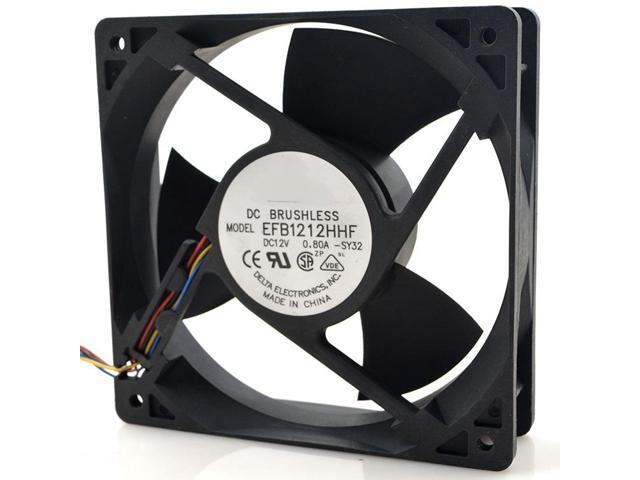 Click here for EFB1212HF 12V 0.80A 12025 12CM 4-wire cooling fan prices