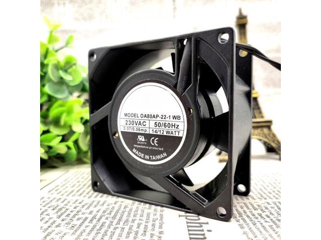 Click here for oA80AP-22-1 WB AC 230V 8 cm 2 wire AC fan Heat dis... prices