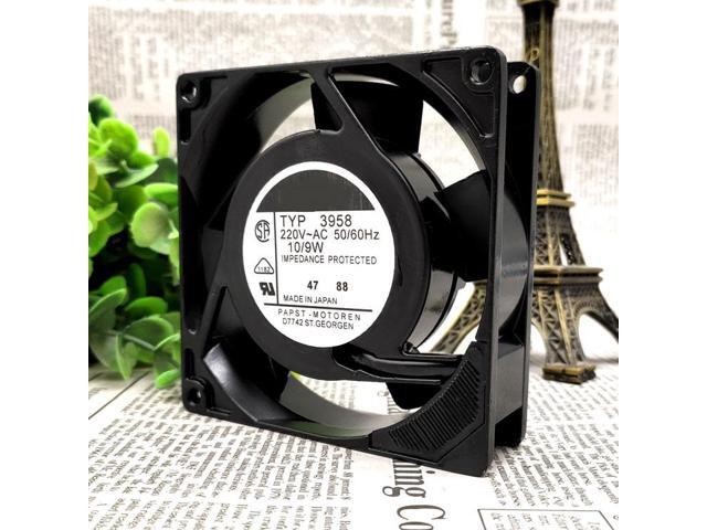 Click here for TYP 3958 230V 10/9W 90*90*25mm aluminum frame fan prices