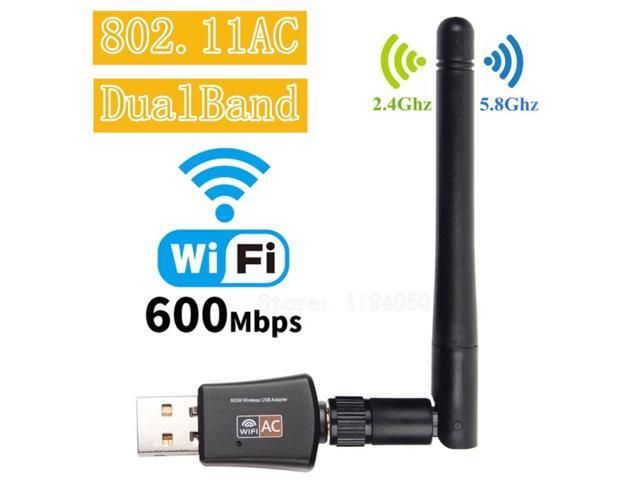 Click here for Mini 600mbps usb wifi adapter 5.8ghz + 2.4ghz usb2... prices