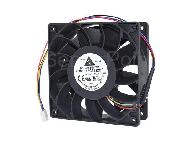 Click here for TFC1212DE DC12V 3.90A 12CM 5200RPM 252CFM 4 Pins C... prices