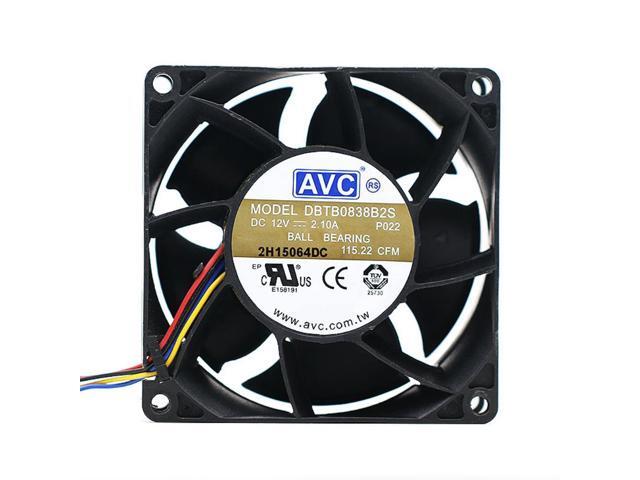 Click here for For AVC DBTB0838B2S 8038 12V 2.10A 80mm Four-Wire... prices