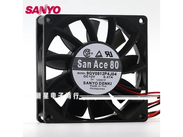 Click here for 9GV0812P4J04 8025 80mm 12V 0.47A double ball-4-wir... prices