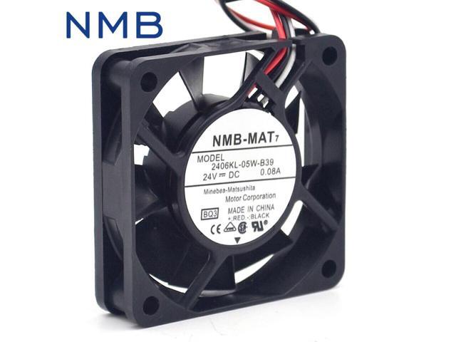 Click here for NMB 2406KL-05W-B39 24V 0.08A 60mm 6015 Fan 3-wire prices