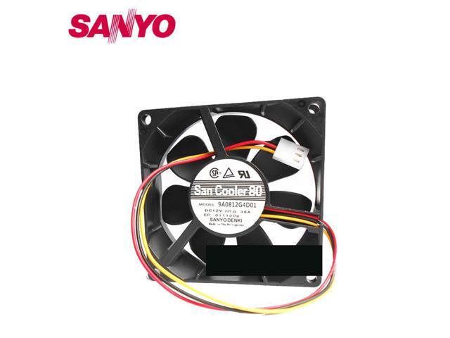 Click here for Cooling fan For 9A0812G4D01 DC 12V 0.38A 3-wire 80... prices