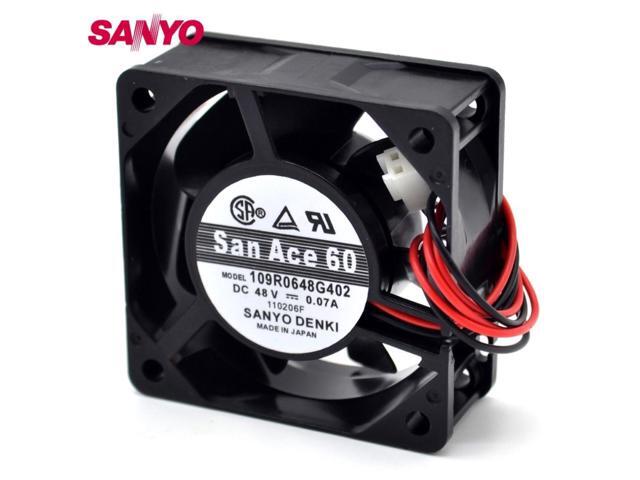 Click here for For SANYO 109R0648G402 6025 6cm 60mm 48V 0.07A coo... prices