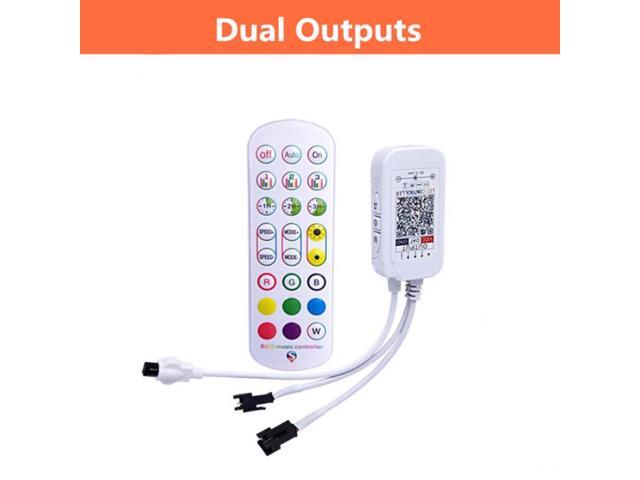 Click here for DC5-24V LED Pixel Controller 24key IR Remote Smart... prices