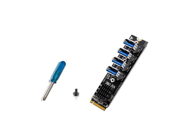 Click here for M.2 M KEY PCI-E to 4-port PCI-E X1 expansion card... prices