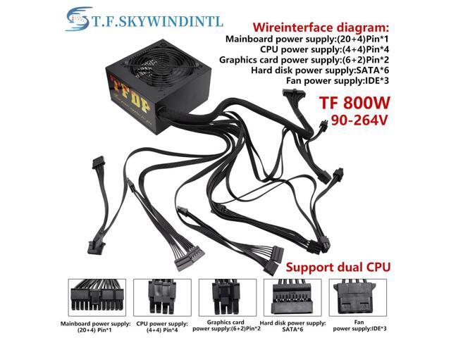 Click here for 12V 800W Power Supply PC Gaming PC Power Supply PF... prices