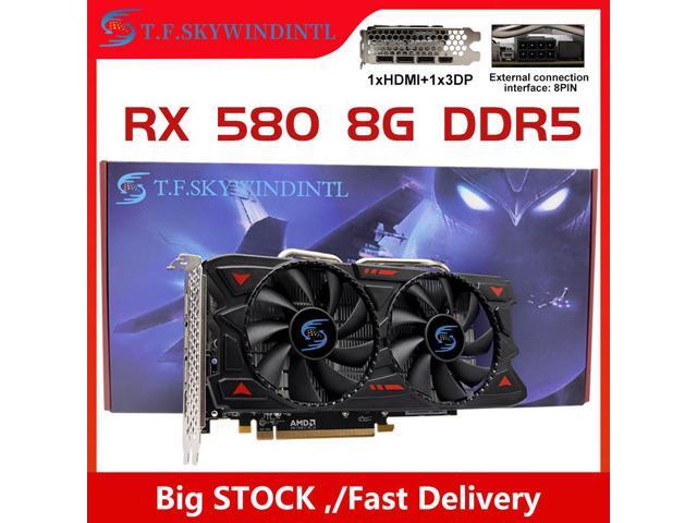 Click here for T. F.SKYWINDINTL rx 580 RX588 8G gpu Dual Fan Gami... prices