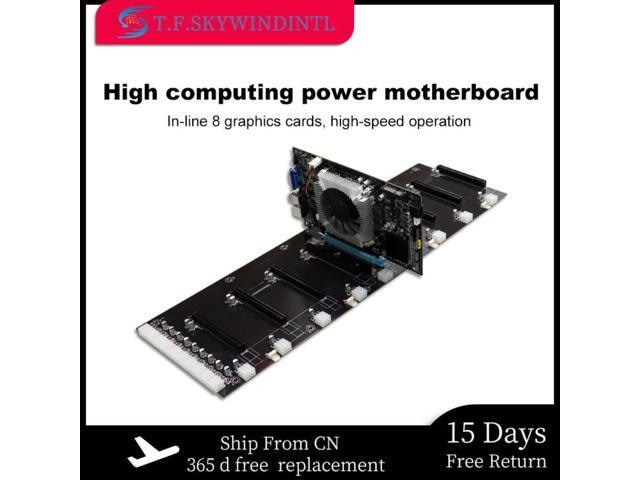 Click here for 8 GPU Mining Motherboard DDR3 CPU 65MM Slot Graphi... prices