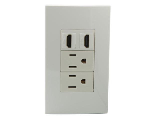 Click here for 120 X 70 wall plate with 2 X US power socket  2 X... prices