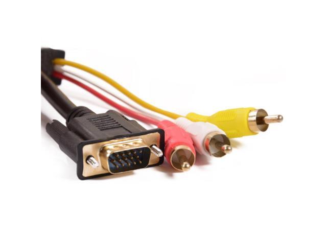 Click here for 1.5M 5FT est VGA RCA Adapter 3RCA Video Female To... prices
