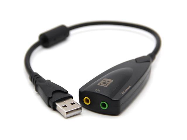 Click here for External USB Sound Card 7.1 Adapter 5HV2 USB to 3D... prices