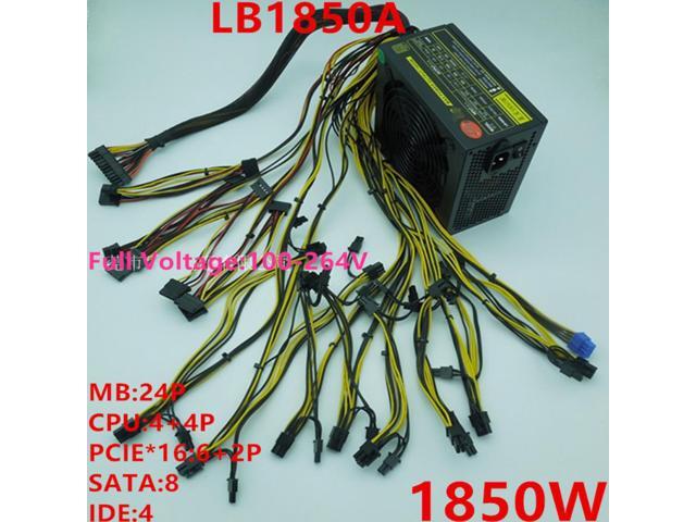 Click here for Miner PSU For LeyBold 6 Cards 8 Cards Video Card P... prices