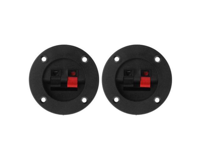 Click here for 2 PCS Round Speaker Plate Terminal Strip Push Conn... prices