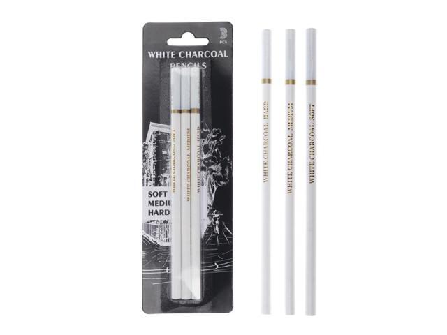 Click here for 3 Pcs Pro White Charcoal Pencil Sets White Charcoa... prices