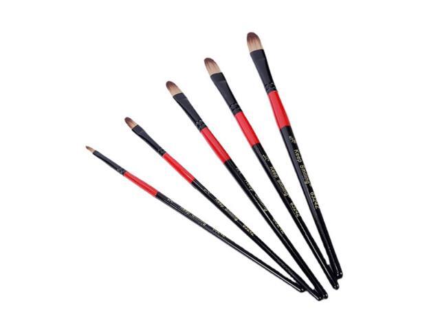 Click here for 5 Pcs Paint Brush Set Artist Brush Nylon Hair Wate... prices