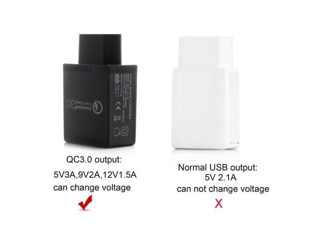 Click here for for QC 3.0 USB To 5V-12V 5.5 x 2.1mm Cable Power B... prices