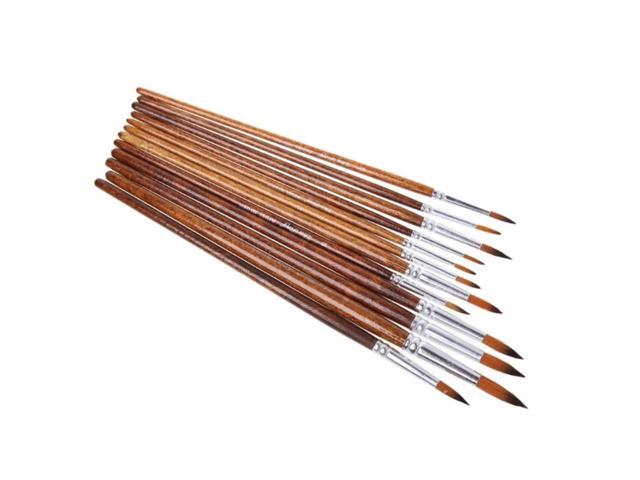 Click here for 12Pcs Artists Paint Brush Set Nylon Hair Acrylic W... prices