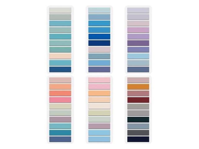 Click here for 1200 Pcs/set Morandi Index Sticky Note Memo Pad Bo... prices
