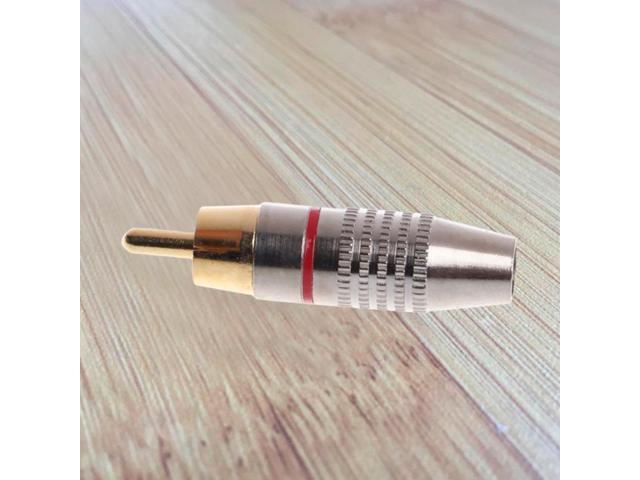 Click here for 10 Pcs RCA Male Plug Video Locking Cable Gold Plat... prices