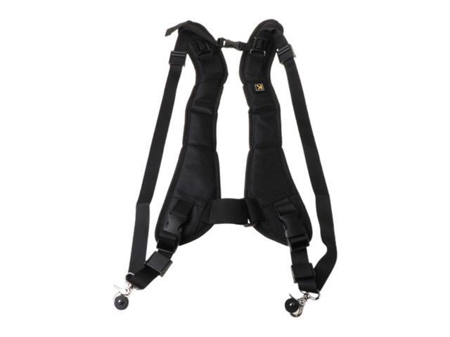 Click here for Double Dual Shoulder Camera Neck Strap Quick Rapid... prices
