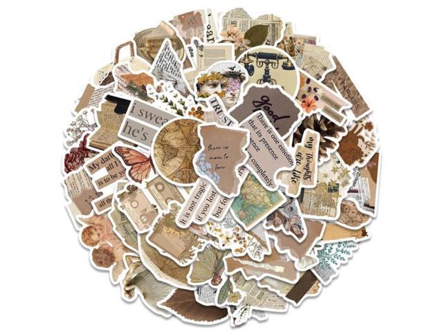 Click here for 52Pcs Vintage Stickers Retro Style Pattern Diary P... prices