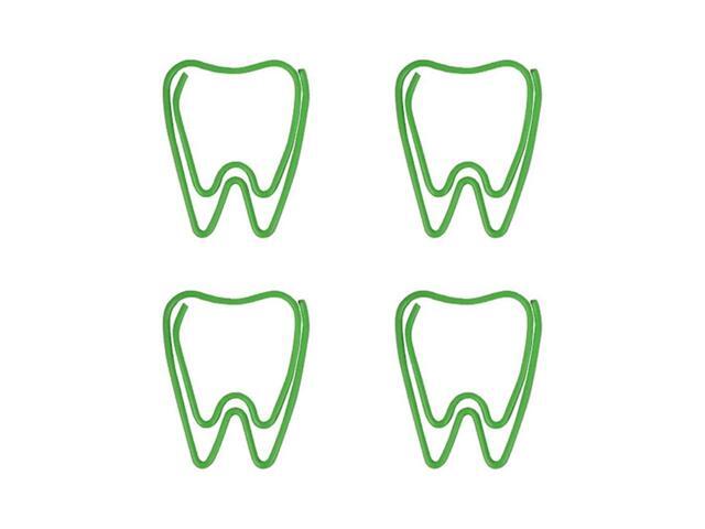 Click here for 20 Pcs Green Teeth Cartoon Paperclips Shaped Pins... prices