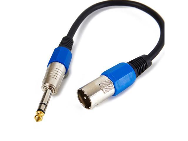 Click here for Male XLR To 6.35mm Stereo Jack Cable 0.3m XLR Audi... prices