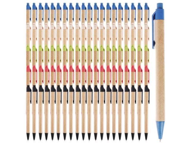 Click here for 100 Pcs Retractable Ballpoint Pen ECO Recycled Pap... prices