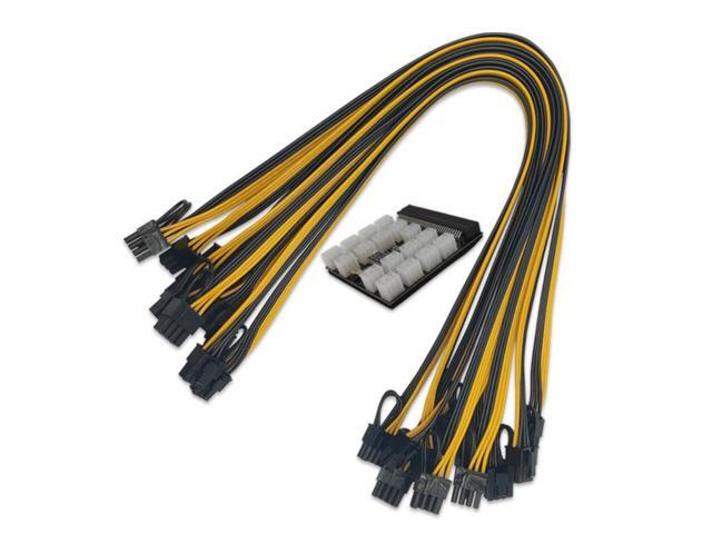 Click here for 17 Ports 18AWG GPU PCIE PCI-Express 6Pin Male to 8... prices