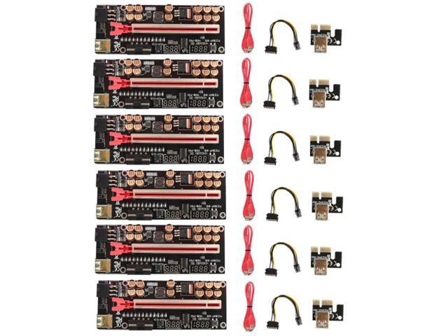 Click here for 6pcs VER018 PRO PCI-E Riser Card PCI Express 1X To... prices