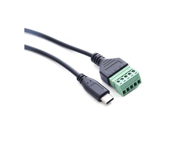 Click here for Type C USB Male to 5 Pin Screw Connector with Shie... prices