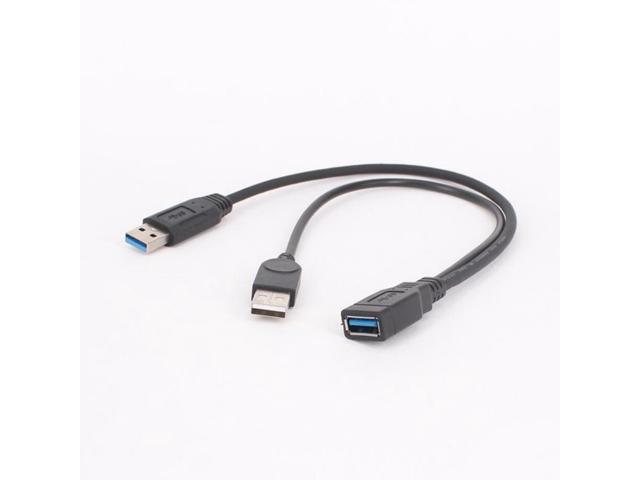 Click here for 1pc Black USB 3.0 Female To Dual USB Male with Ext... prices