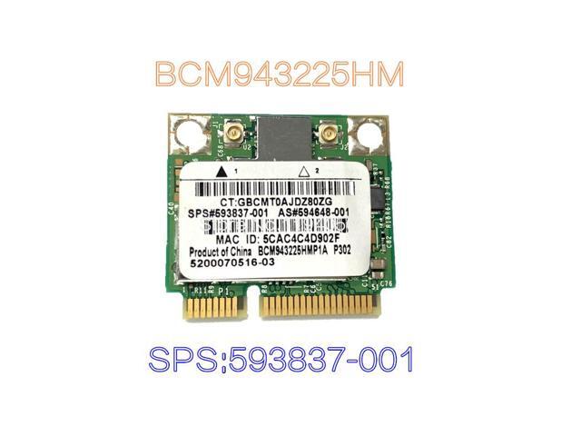 Click here for BCM943225HM8L 593837-001 Half Mini PCI-E Wireless... prices