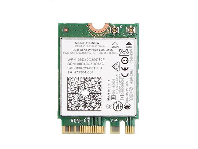 Click here for Dual Band 2.4G/5Ghz 433Mbps Wireless-AC 3165 NGFF... prices
