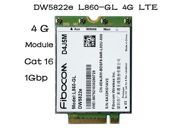Click here for for DW5822e L860-GL D4J5M 4G Module 1Gbps Cat16 4G... prices